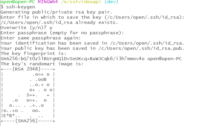 GIT生成SSH-KEY公钥放到服务器免密登录-CSDN博客